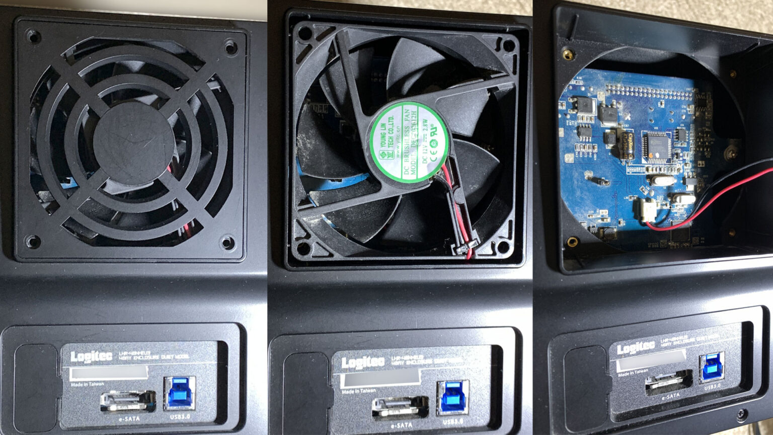 HDDケース4BNHEU3 ファン交換と注意点 | こたらぼ